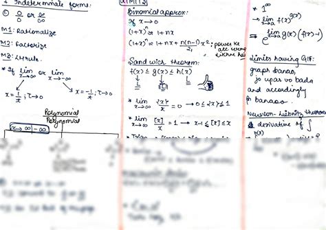 Solution Limits Formula Sheet Studypool