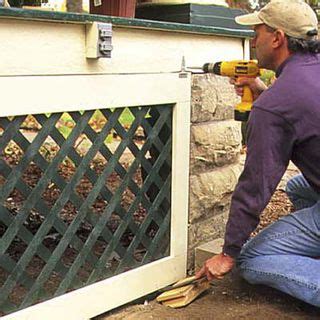 Deck Lattice Learn How To Install One In Steps This Old House