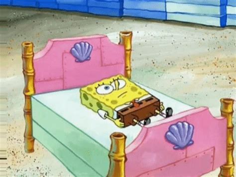 Angry Spongebob In Bed