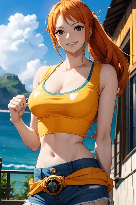 Masterpiece Best Quality High Resolution Ultra Detailed Nami