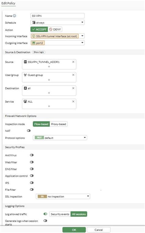 Technical Tip Ssl Vpn Configured With An Address Fortinet Community