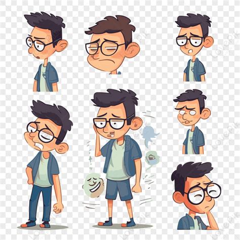 캐릭터 특성 벡터 클립 아트 만화 상표 Png 일러스트 무료 다운로드 Lovepik