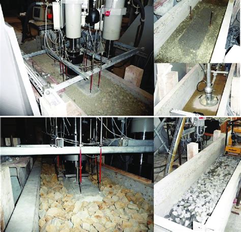 Photographs Of The Laboratory Tests Top Double Layer Ballast Bottom