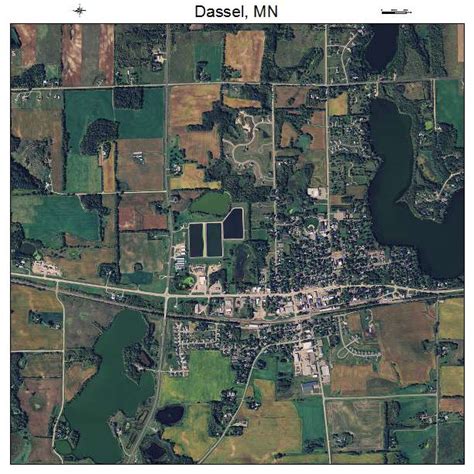 Aerial Photography Map Of Dassel Mn Minnesota