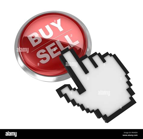 Buy Sell Button This Is A Computer Generated And 3d Rendered Picture