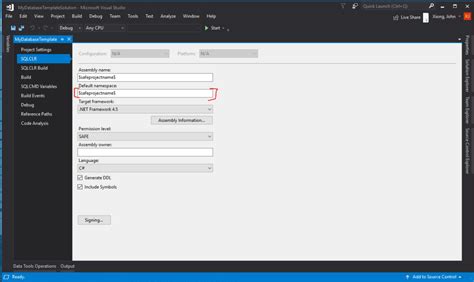 Visual Studio Create Sql Database Project Template John Xiong