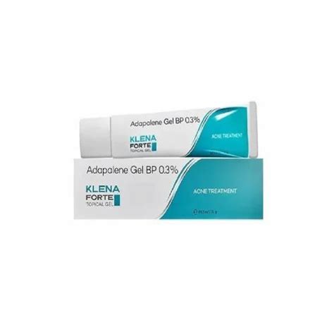 Differin Generic Adapalene Gel 03 Klena Forte Gel 03 Strength 2