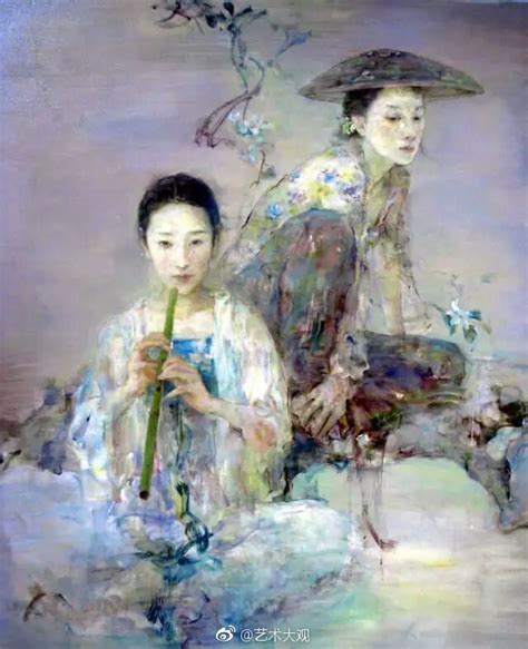 胡峻涤写意油画人物作品欣赏