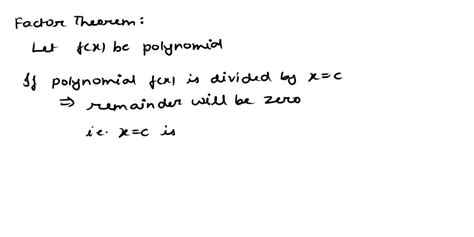 SOLVED The Zero Factor Theorem States That If Two Factors When Multiplied Together Equals Zero