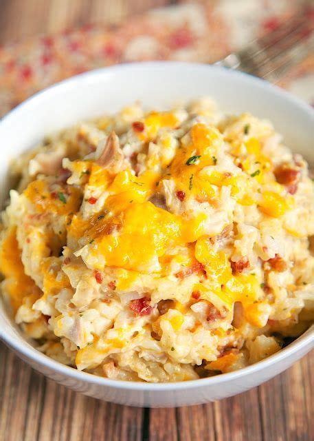 Cracked Out Chicken And Rice Bake Chicken Cheddar Bacon Ranch And Rice Easy