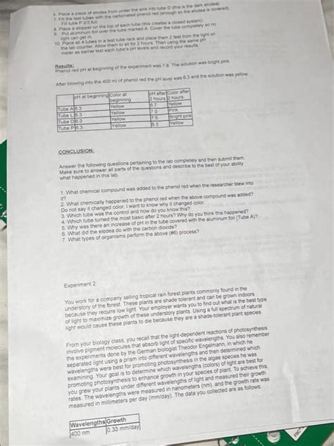 Solved Directions This Is A Two Part Lab There Are Two