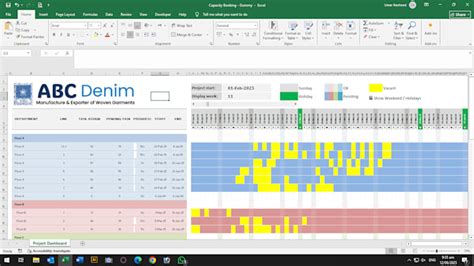 Generate Dynamic Gantt Chart On Excel With Using Vba By Sharjilahmed654