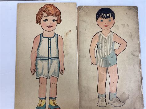 Lot 2 Johnny Jones Paper Doll Books