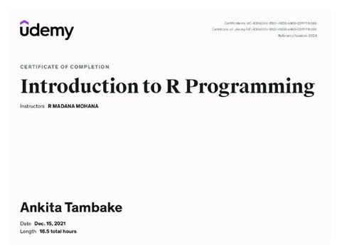 Rprogramminglanguage Ankita Tambake