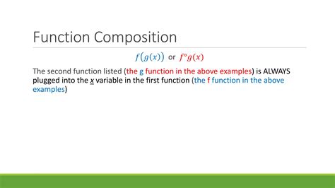 Function Compositions Ppt