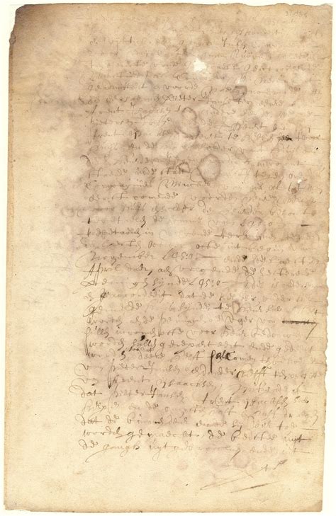 Document Lease By Pieter Jansen Kom To Arent Isaacksen Of The Front
