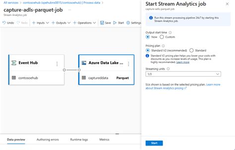 Event Hubs To Azure Data Lake In Parquet Format Azure Stream
