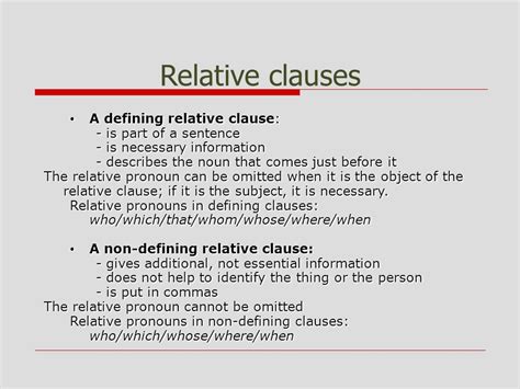 Relative Clauses My English Scrapbook
