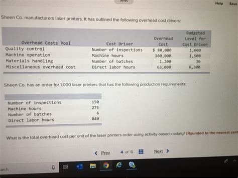 Solved Soved Help Save Sheen Co Manufacturers Laser Chegg Com