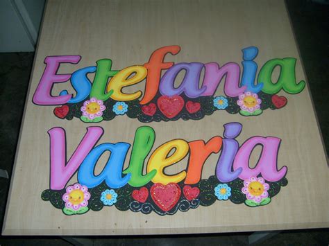 Moldes De Letras En Foami Decoradas Imagui