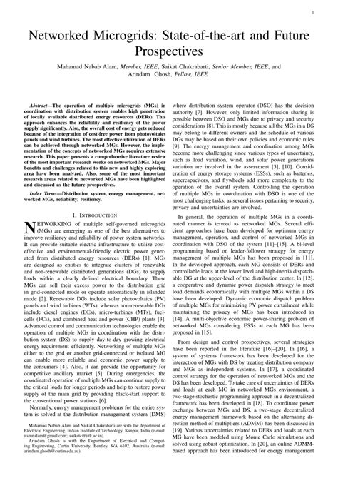 pdf networked microgrids state of the art and future perspectives