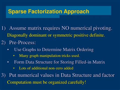 Ppt Solution Of Sparse Linear Systems Powerpoint Presentation Free