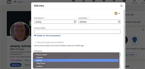 How To Add Your Personal Pronouns To Your LinkedIn Profile Android Central