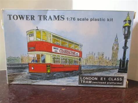 1 76 Tower Trams London E1 Class Tram Enclosed Platforms 1 72 Ho Oo