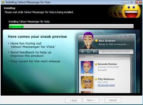 Yahoo Messenger Vista Preview 64 Bit Vista Stealth Settings