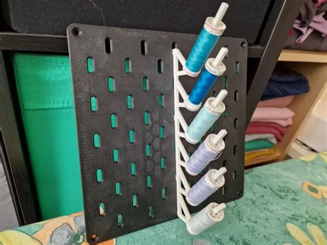 Skadis Sewing Thread Holder Free 3d Print Model Makerworld