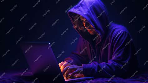 Premium Ai Image Black Hat Hacking Hacker Hacking Computer Hacker