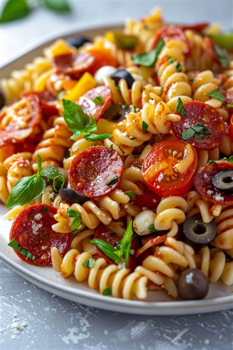 Pepperoni Pasta Salad Insanely Good