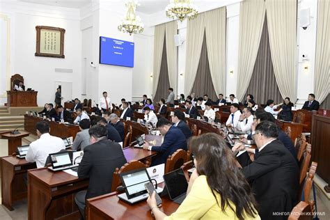 АН ын бүлэг ЗГ ын бүрэлдэхүүний тухай хуулийн төслийн хэлэлцүүлгээс завсарлага авлаа
