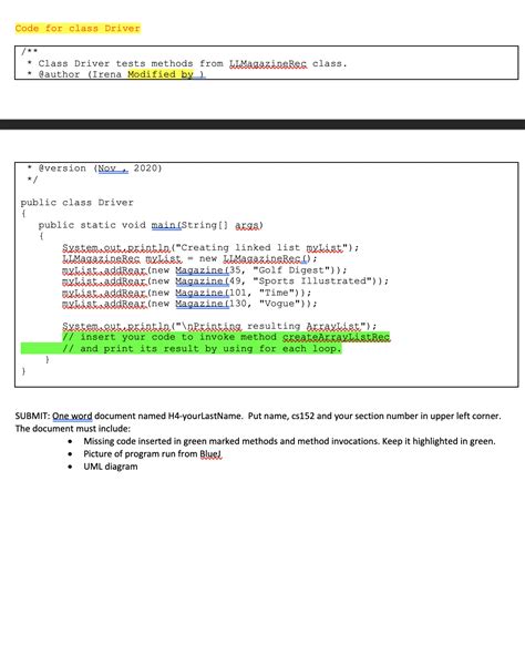 Cs152 Homework 4 Recursion On Linked Lists 3 Points