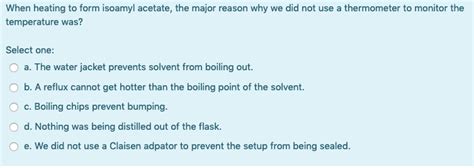 [solved] Isopentyl Acetate Lab Report 1nlql‘hen Heating To Form Isoamyl Course Hero