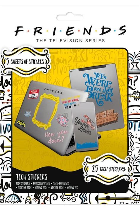 Friends Tech Sticker Funky Power