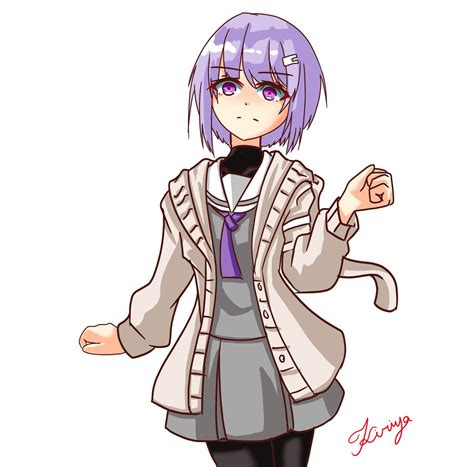 結月ゆかり 「雫rta ゆかり雫 Aivoice 」桐矢＠後方腕組み観葉植物のイラスト