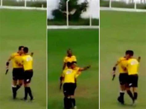Ugly Side Of Beautiful Game Brazilian Referee Pulls Out Gun During