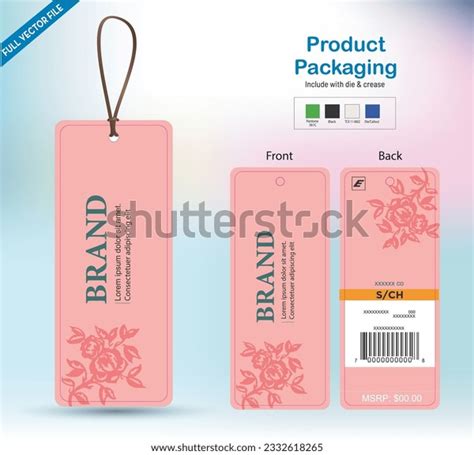 Hangtag Barcode Label Apparel Label Garment Stock Vector Royalty Free 2332618265 Shutterstock