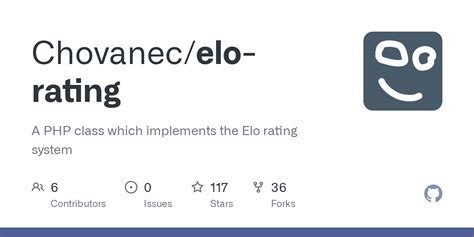 GitHub Chovanec Elo Rating A PHP Class Which Implements The Elo Rating System