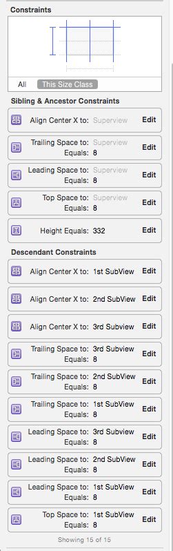 Ios How To Set Layout Constraints For Variable Hight Calculated At Run Time Stack Overflow