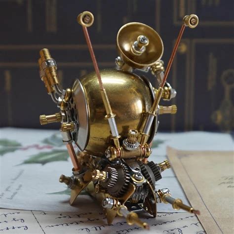 Diy Metal Assembly Mini Steampunk Snail 3d Metal Model Kits 220pcs