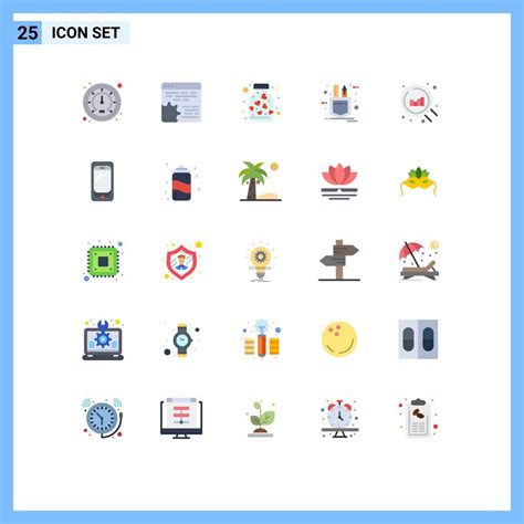 Set Of 25 Modern Ui Icons Symbols Signs For Chart Sketch Heart Tools Patch Editable Vector