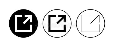 external link icon link icon vector hyperlink symbol stock