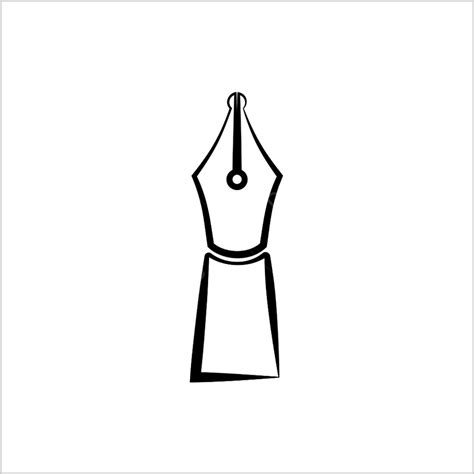 Pen Nib Vector Hd Images Ink Pen Nib Icon Vector Art Illustration Vintage Classic