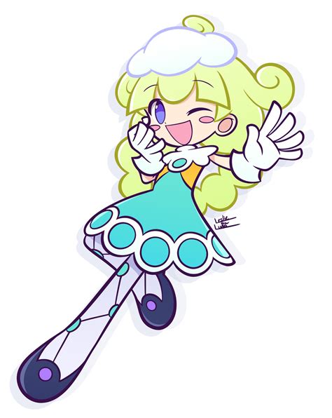 Leslietheluna Marle Puyopuyo Puyopuyo Puyopuyo Tetris 2 Black Footwear Absurdres Highres