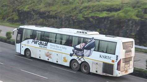 Ksrtc Airavat Club Class Volvo B9r Multiaxle Semi Sleeper Ka01 F 9357