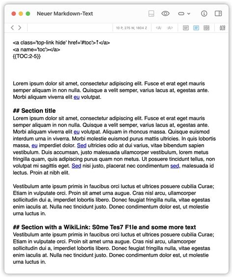 Devonthink Markdown Table Of Contents Generator Fabrizio Musacchio