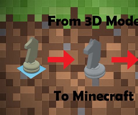Import Custom 3d Models Into Your Minecraft World 9 Steps With