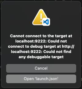 Debugging Chrome Extension In VS Code Throws Cannot Connect To The